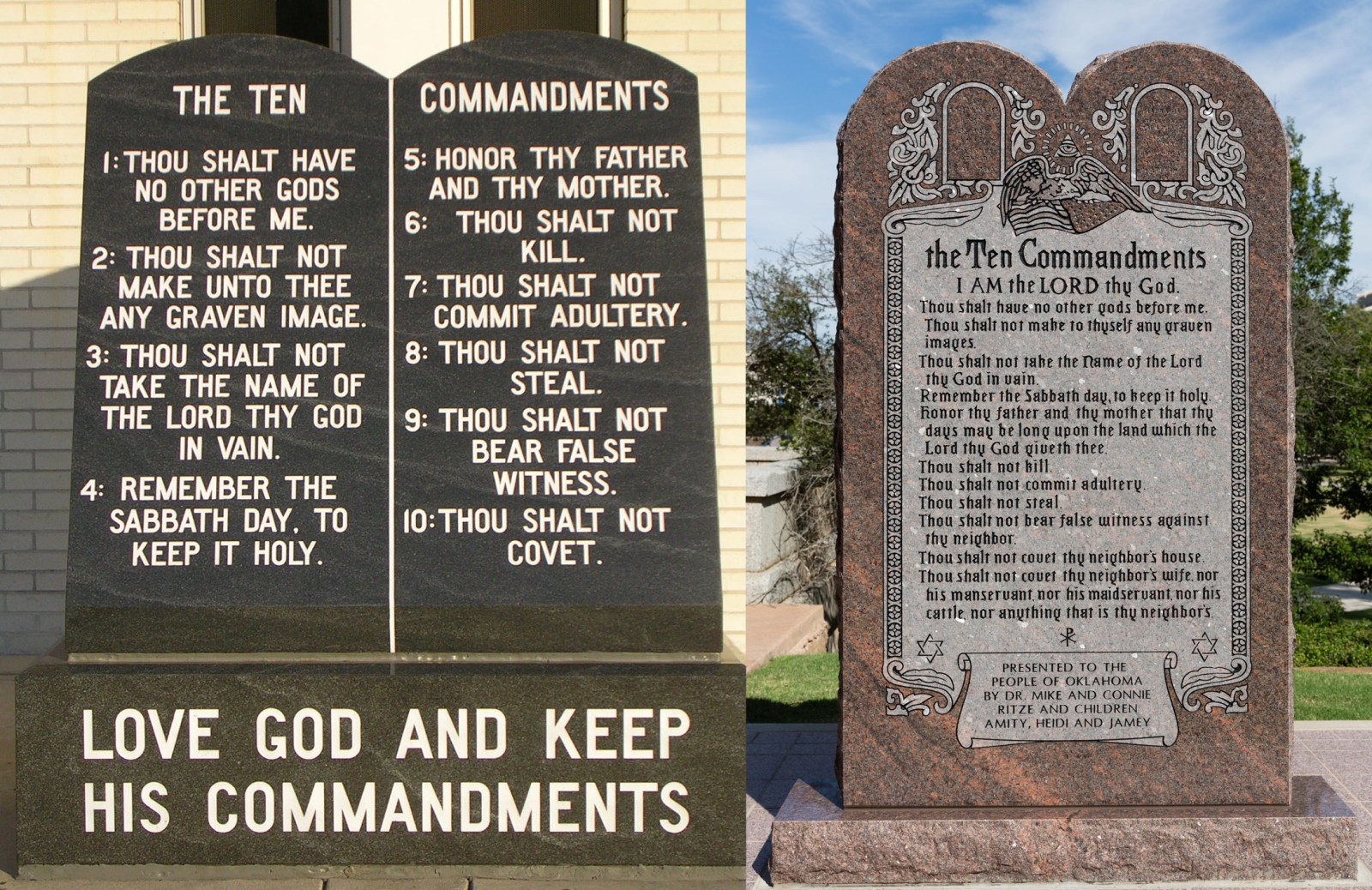 Why are there two different versions of the Ten Commandments ...